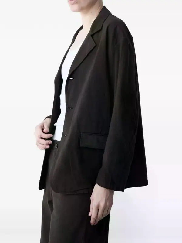 LEBOR GABALA Oversized Notched Lapel Blazer