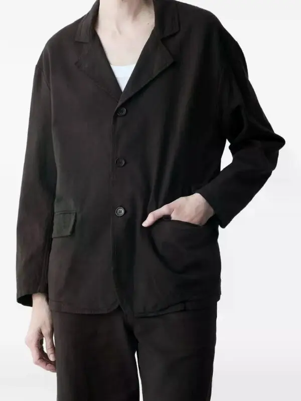 LEBOR GABALA Oversized Notched Lapel Blazer
