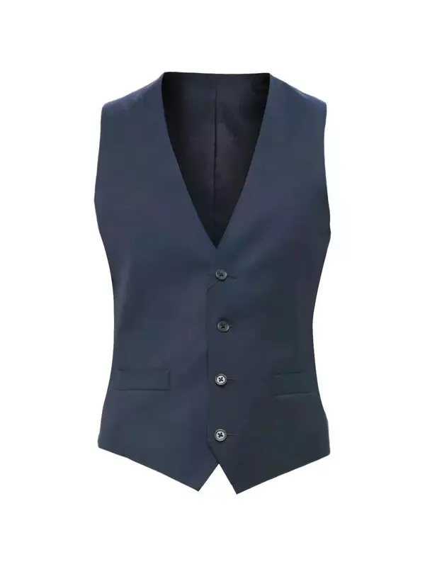 Corneliani Button-fastening Wool Waistcoat