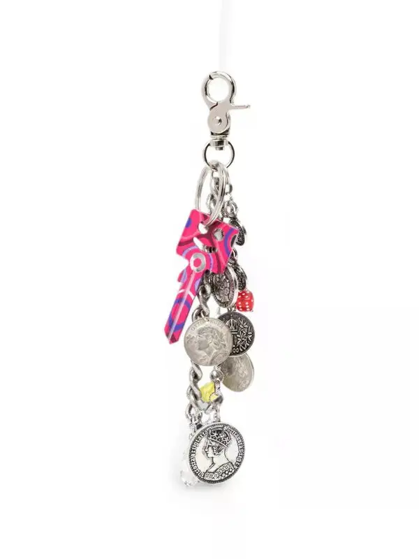 Ottolinger Chance Coin-pendant Bag Charm - Silver