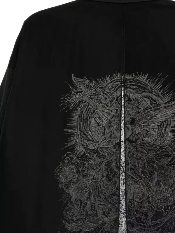SONGZIO Graphic-embroidered Shirt