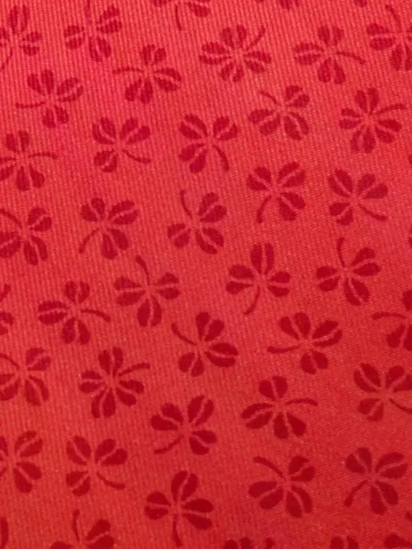Hermès Silk Clover Leaf Print Neck Tie