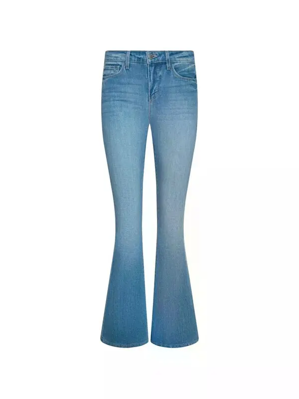 L'Agence Taney Low-rise Flared Jeans - Blue