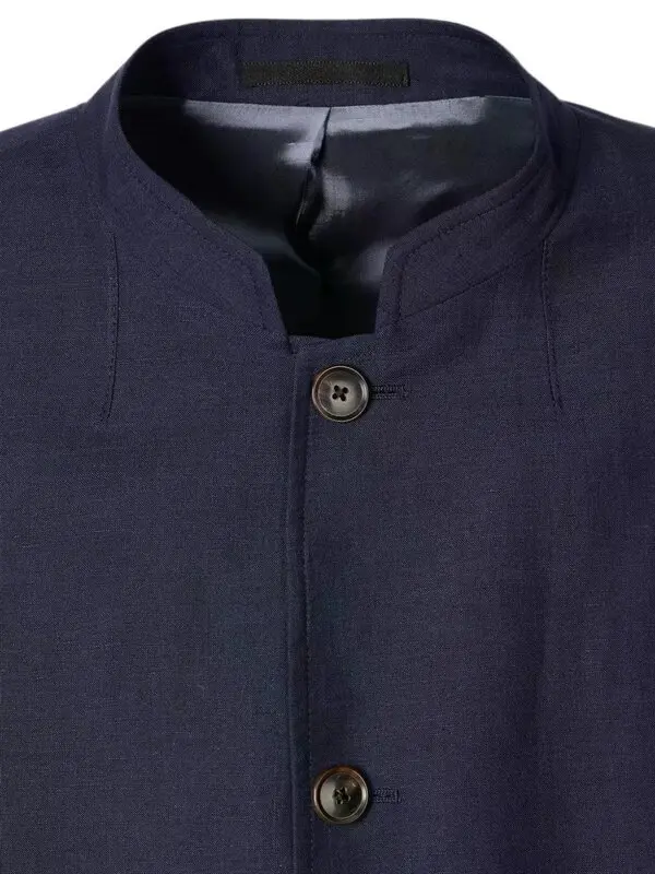 Paul Smith Mandarin-collar Single-breasted Blazer