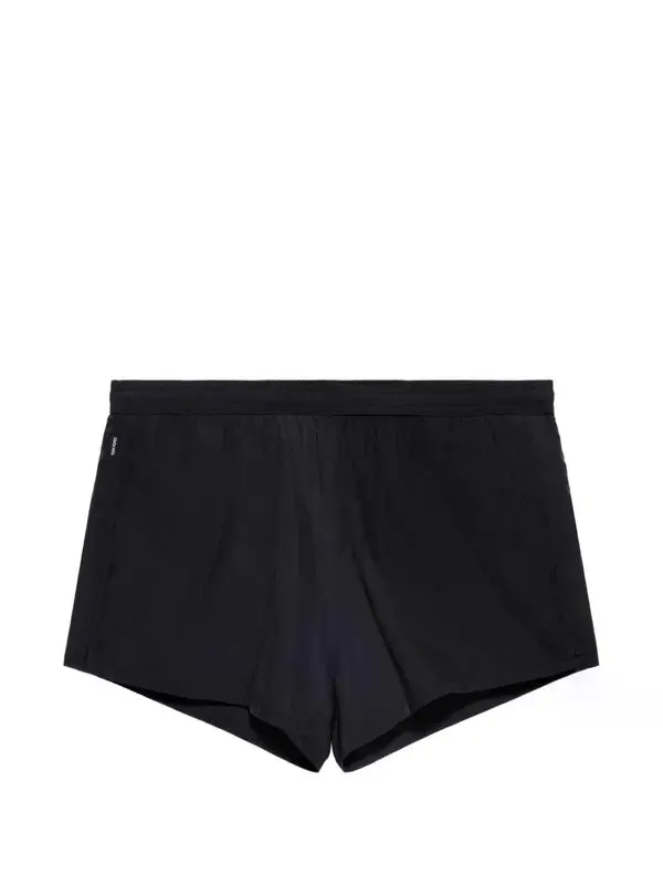 TOM FORD Elasticated Logo-tag Swim Shorts - Black