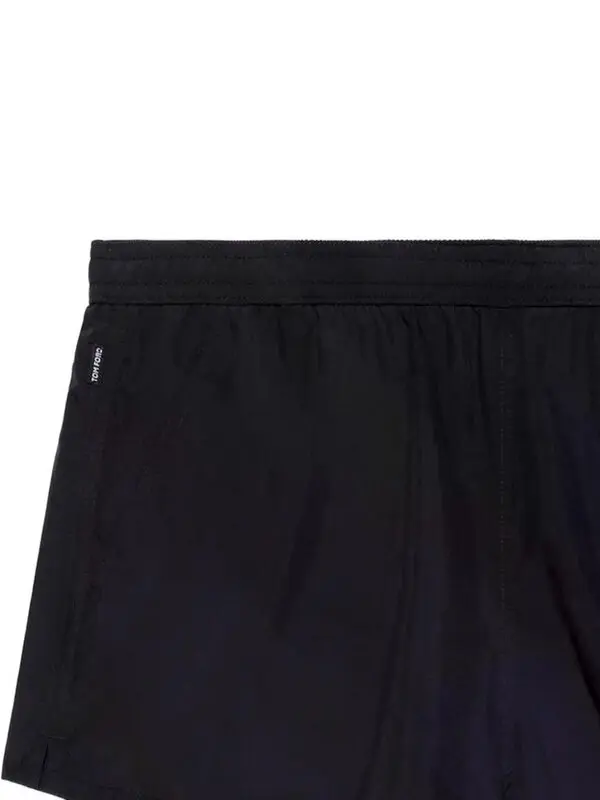 TOM FORD Elasticated Logo-tag Swim Shorts