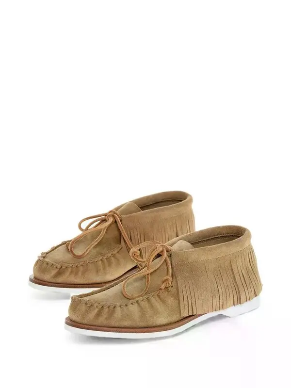 Pierre Hardy Tahoe Fringed Suede Loafers