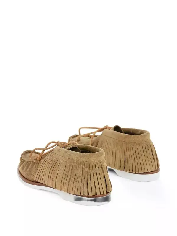 Pierre Hardy Tahoe Fringed Suede Loafers