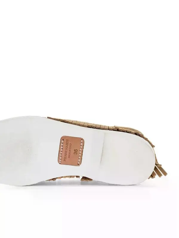 Pierre Hardy Tahoe Fringed Suede Loafers