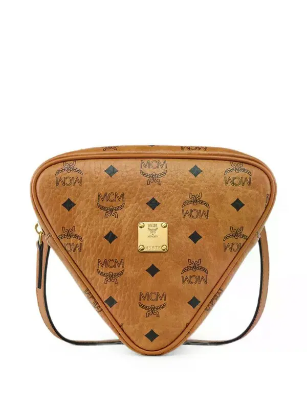 Mcm Mini Aren Tambourine Shoulder Bag - Brown