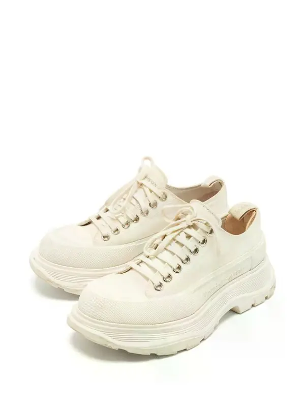 Alexander McQueen Tread Slick Sneakers - White