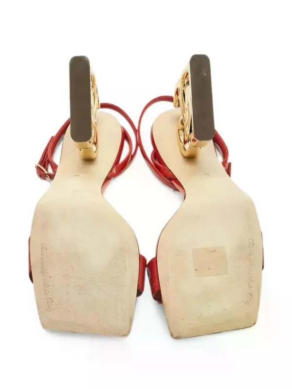 Dolce & Gabbana Dg Daily Heel Ankle-strap Sandals - Red