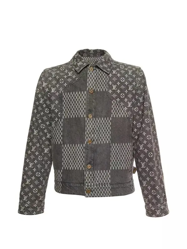 LOUIS VUITTON Monogram Giant Damier Denim Jacket