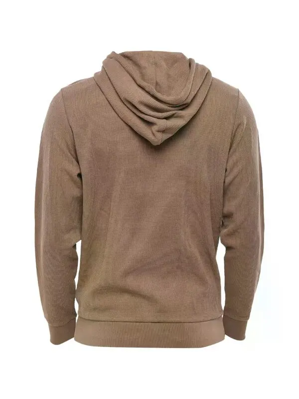 DIESEL® Waffle-knit Zip-up Hoodie