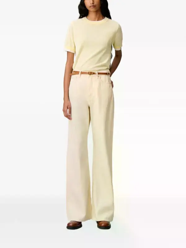Claudie Pierlot High-waisted Flared Denim Jeans - Neutrals