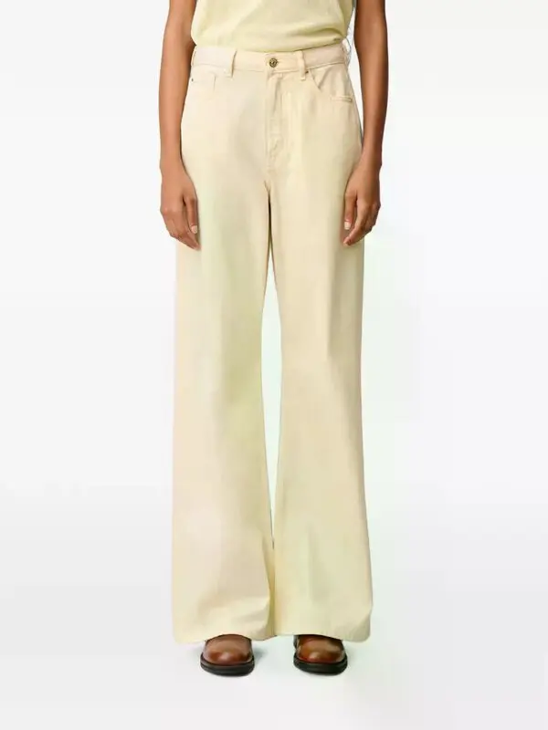 Claudie Pierlot High-waisted Flared Denim Jeans - Neutrals
