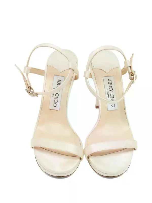 JIMMY CHOO Minny Embellished Ankle-strap Sandals
