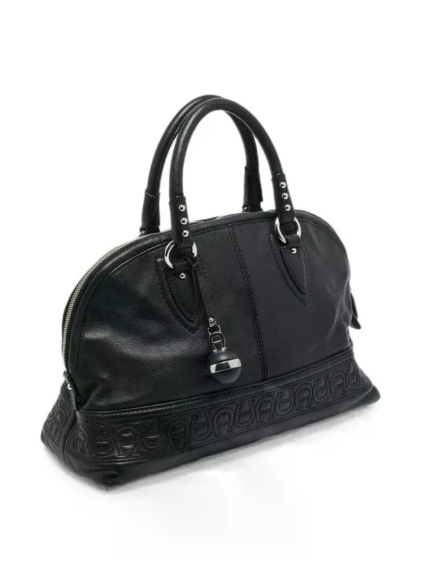 AIGNER Logo-embossed Leather Tote Bag