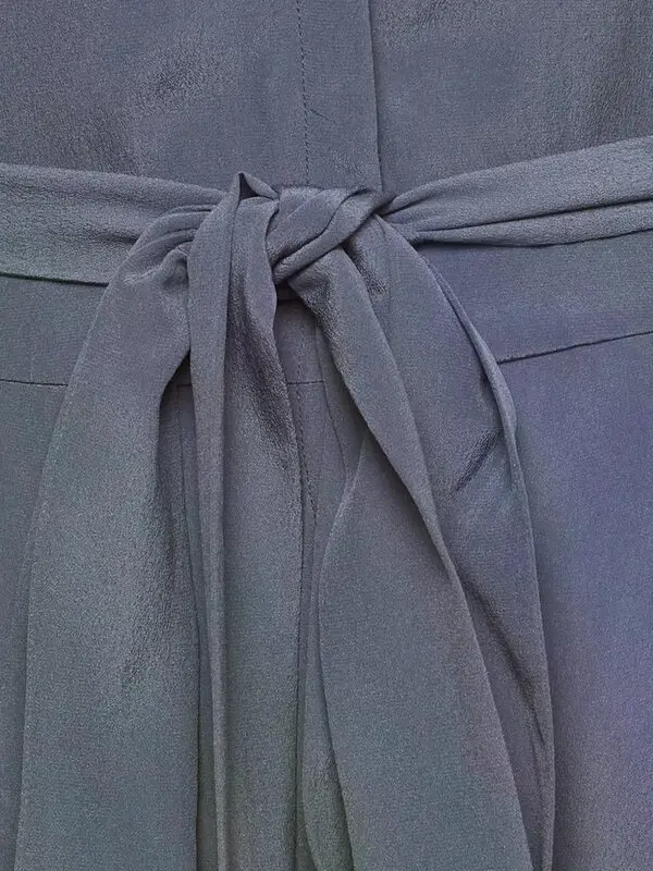 Gucci Tie-waist Crepe Playpsuit