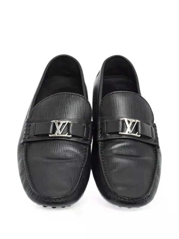 LOUIS VUITTON Hockenheim Leather Loafers