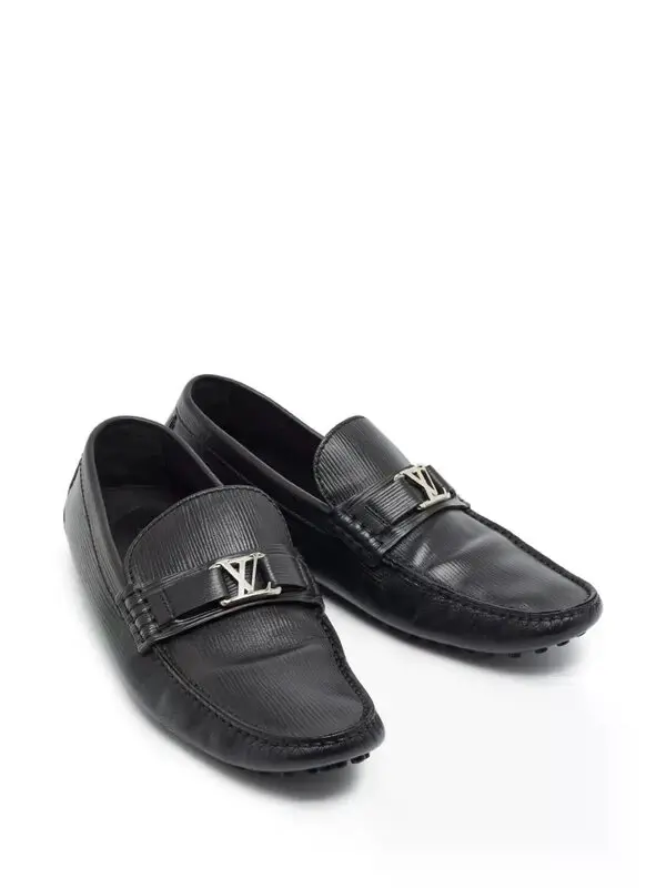 LOUIS VUITTON Hockenheim Leather Loafers