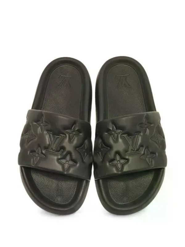LOUIS VUITTON Waterfront Monogram Slides