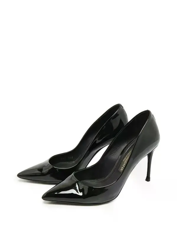 Dolce & Gabbana Patent Pointed Toe Stiletto Pumps