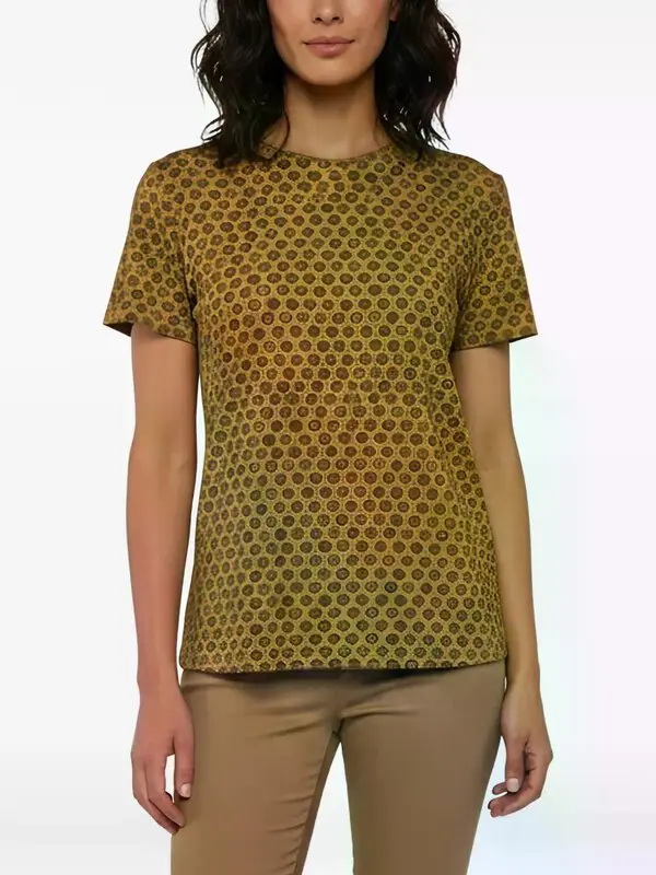 Burberry Graphic Print Short-sleeved T-shirt - Yellow