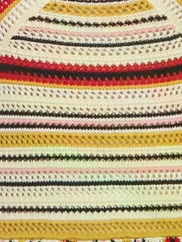 Zimmermann Striped Crochet-knit Midi Dress