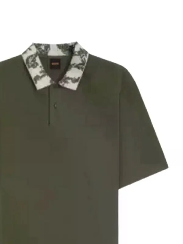 BOSS Abstract-print Polo Shirt