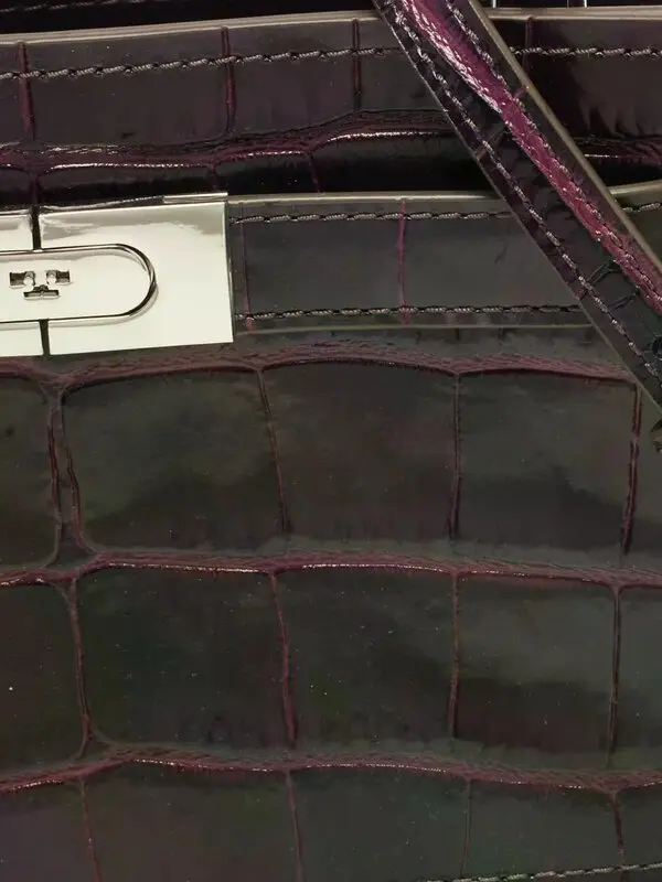Tory Burch Lee Radziwill Croc-embossed Tote Bag