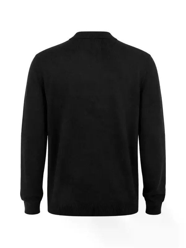 DIESEL® Logo-embroidered Crew-neck Sweater