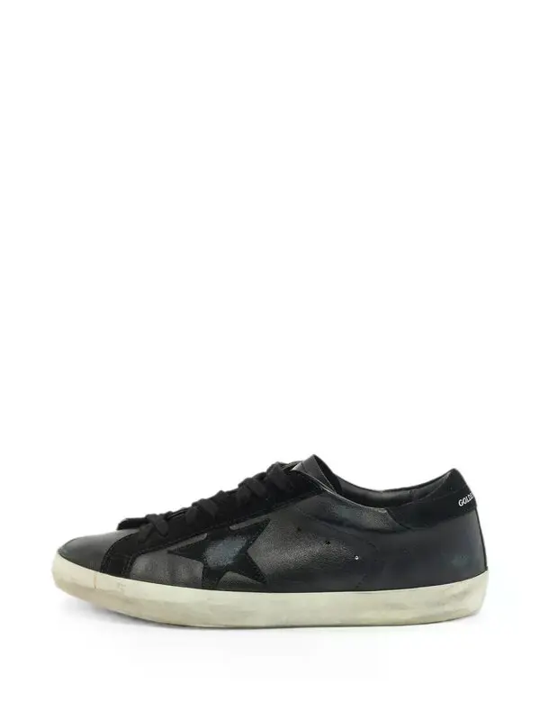 GOLDEN GOOSE Superstar Star-patch Sneakers - Black