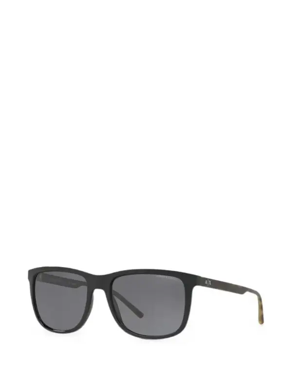Armani Exchange Tortoiseshell-effect Rectangle-frame Sunglasses