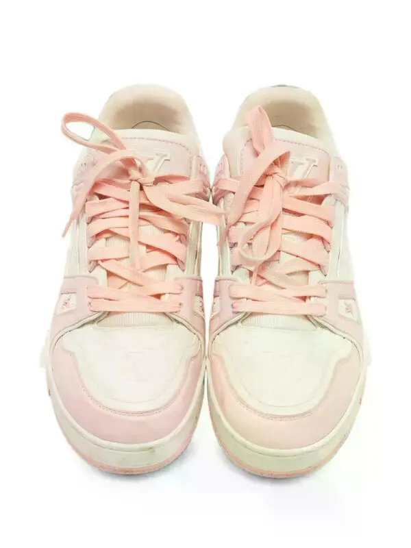 LOUIS VUITTON Trainer Monogram Sneakers - Pink