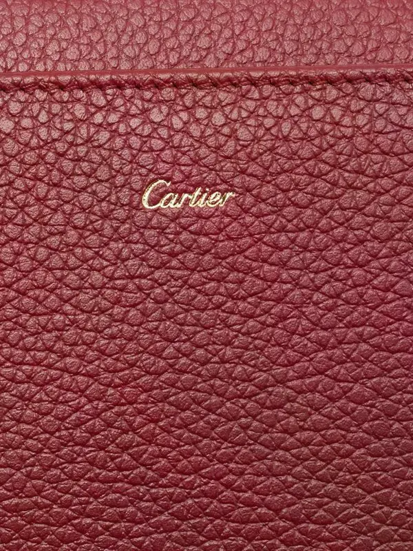 Cartier Grained Leather Travel Pouch
