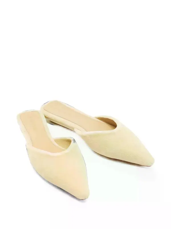 Bottega Veneta Pointed-toe Velvet Mules