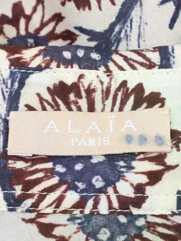 Alaïa Floral-print Maxi Dress