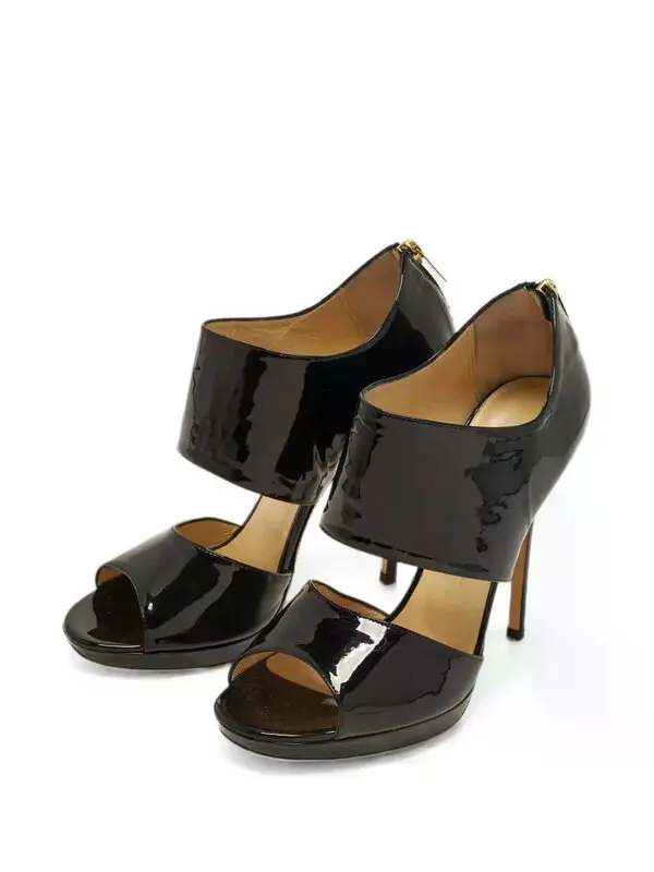 JIMMY CHOO Private Patent Leather Sandals