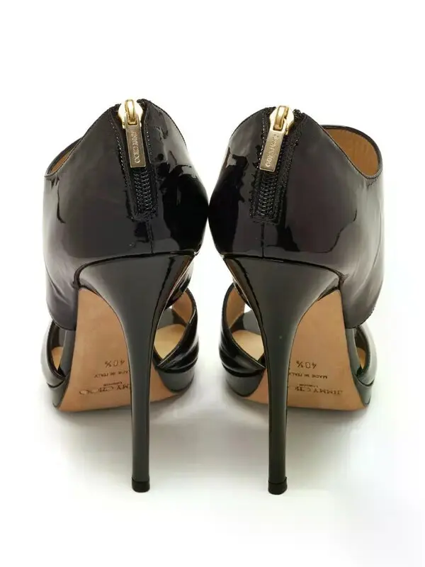 JIMMY CHOO Private Patent Leather Sandals