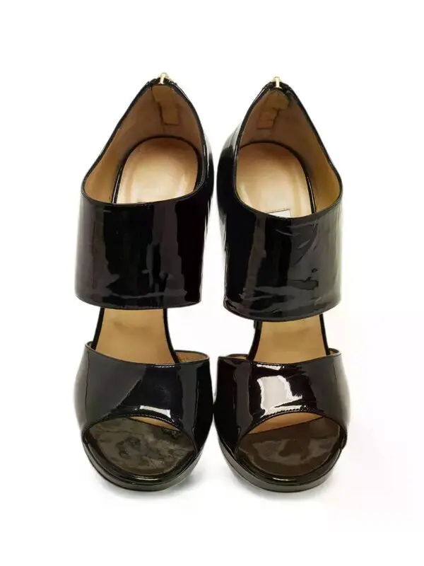 JIMMY CHOO Private Patent Leather Sandals