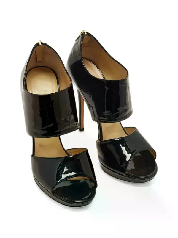 JIMMY CHOO Private Patent Leather Sandals