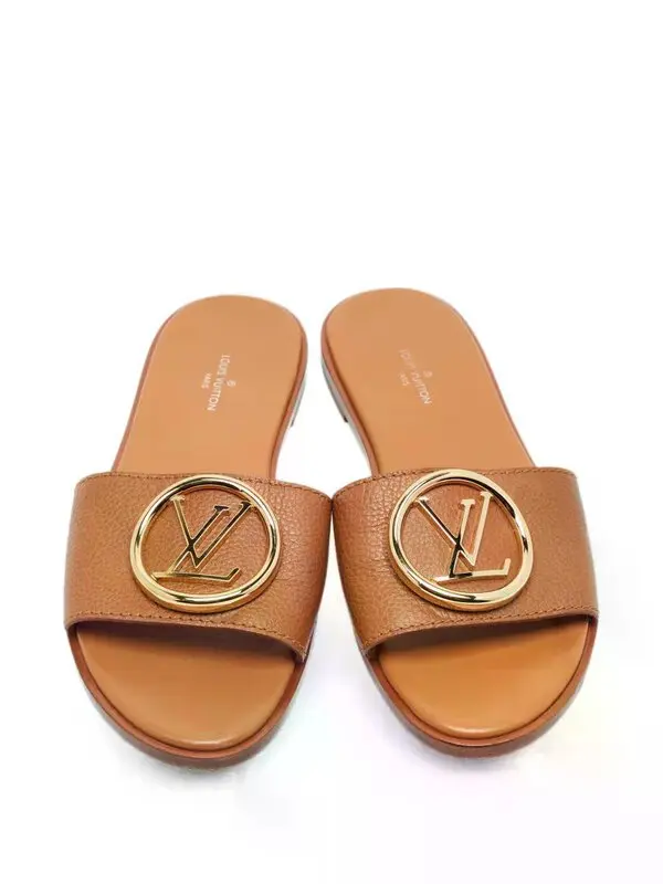 LOUIS VUITTON Lock It Flat Sandals