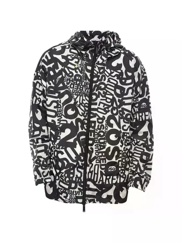 Dsquared2 Monogram-motif Hooded Jacket - White