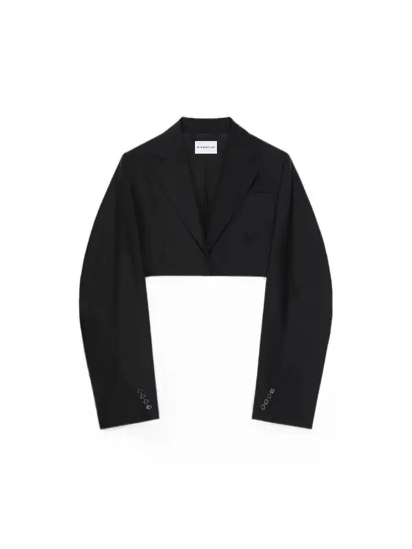 Givenchy Cocoon-sleeve Crop Jacket