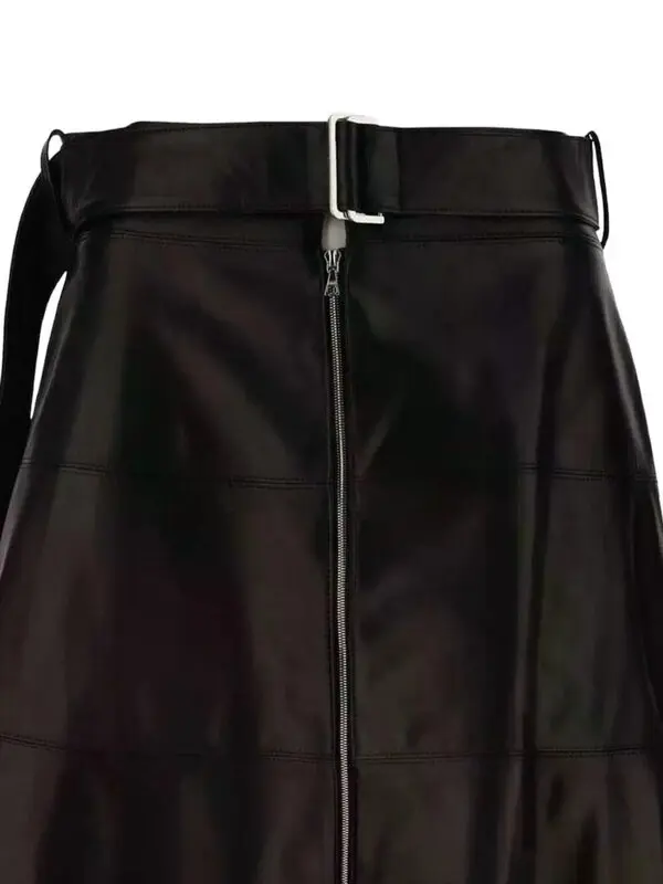 Partow Belted Panelled Maxi Skirt