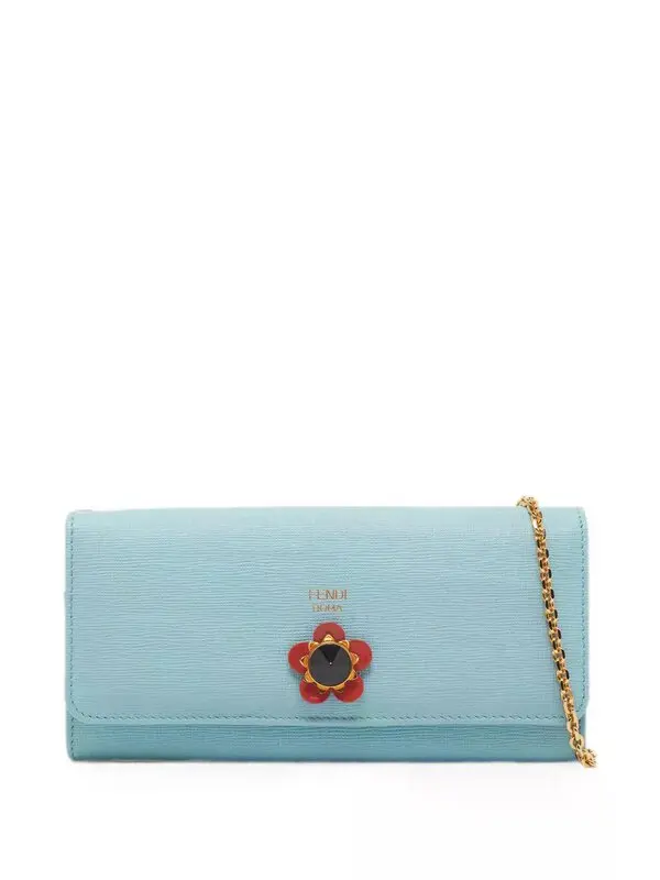 Fendi 2017 Flowerland Leather Wallet