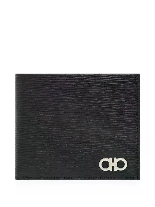 FERRAGAMO Gancini Bifold Wallet - Black