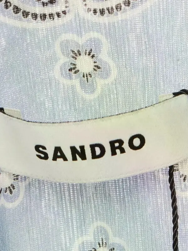 Sandro Printed Short-sleeve Shirt
