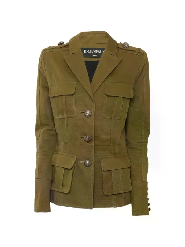 Balmain Buttoned Twill Jacket